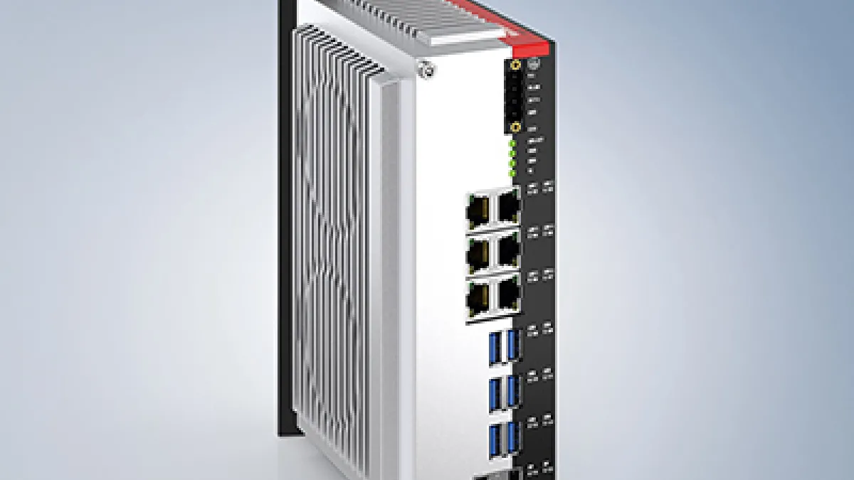 Ultra-Kompakt-IPC mit hoher Leistungsdichte von Beckhoff