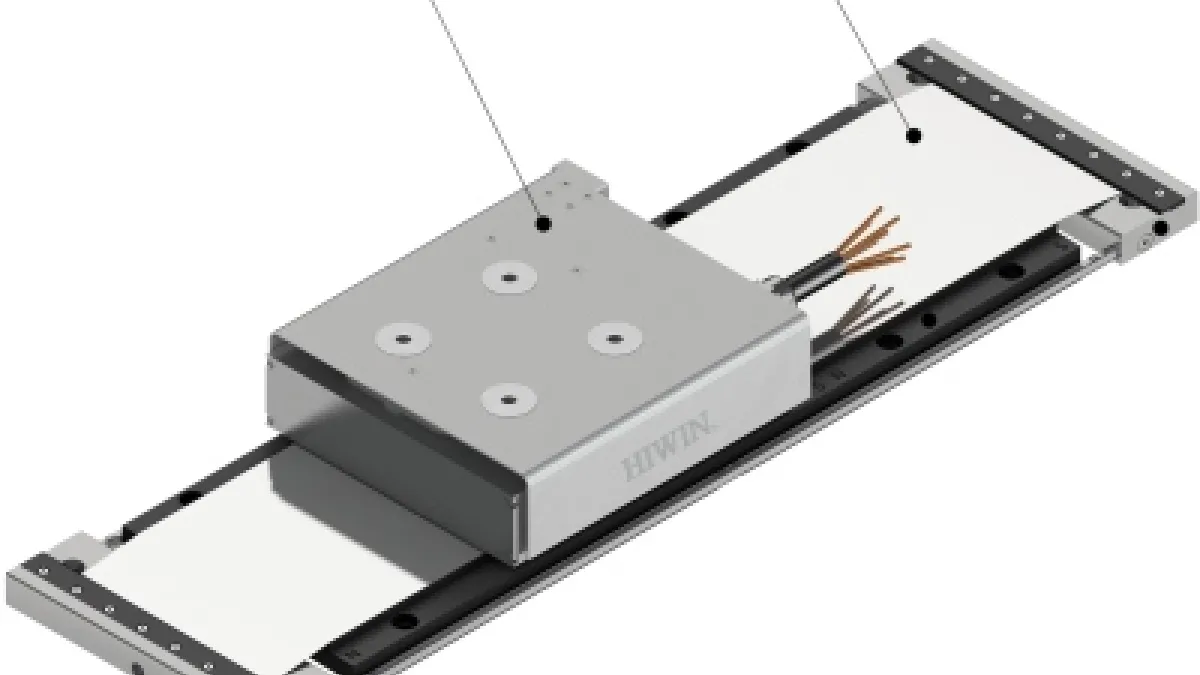 Hiwin-Linearmotoren mit Präzisionskühler und Statorabdeckung