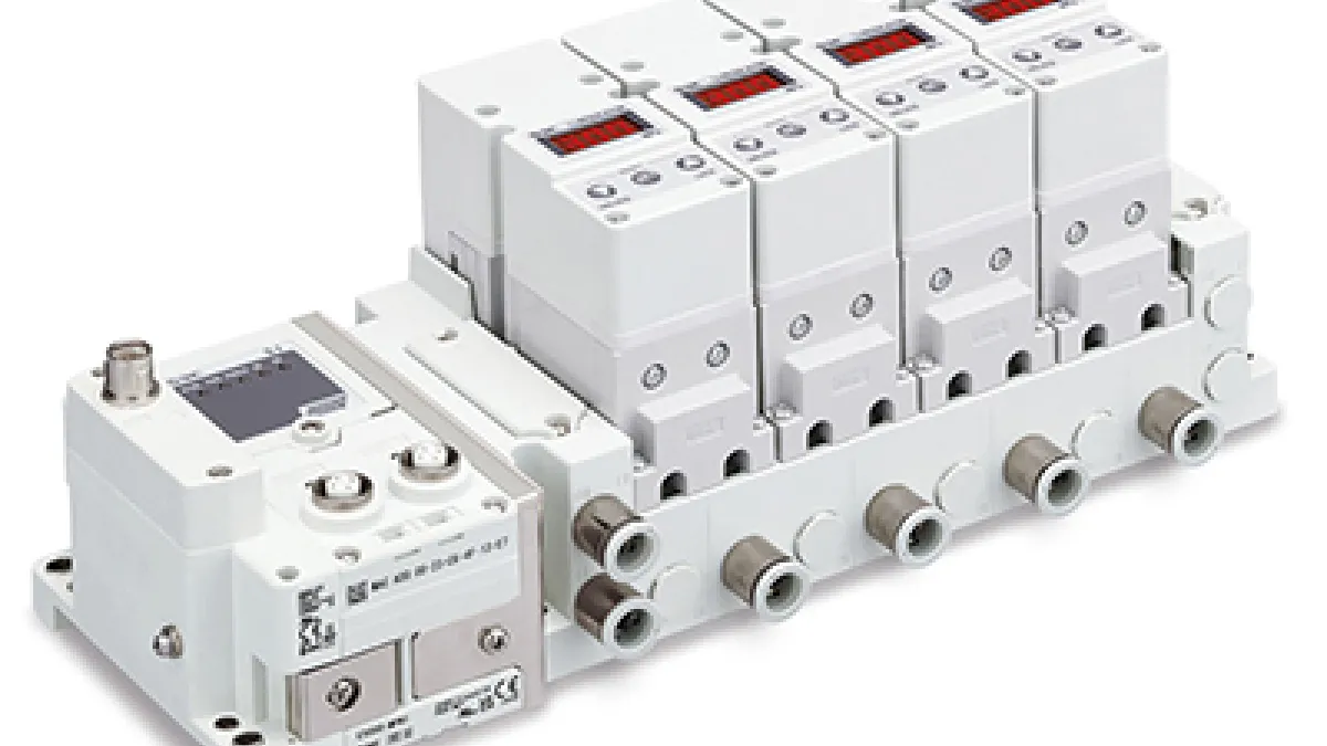Mehrfachanschlussplatte verbindet Regler und Feldbusmodul